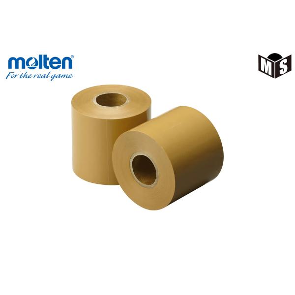 【ブランド】molten（モルテン）【カラー】【サイズ】幅70mm×長さ25m（4巻入）【素材】ポリエチレン【商品説明】スリーポイントラインなどを消せます。伸びるので曲線に適しています。フロア用コンパス（CTL）に使用可能です。日本製。【注...