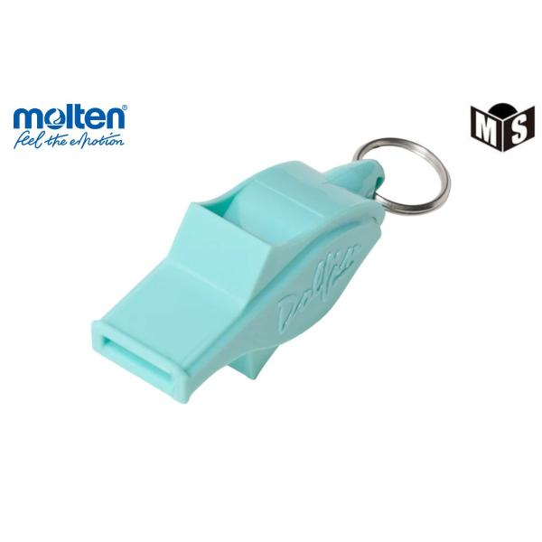 【ブランド】molten（モルテン）【カラー】ターコイズブルー【サイズ】【素材】ABS樹脂【商品説明】吹き出し口に大きく張り出したフィンにより立ち上がりのすばやいキレのある音を実現します。音の大きさ：109dB（1m）ロープ（調節リング2個...