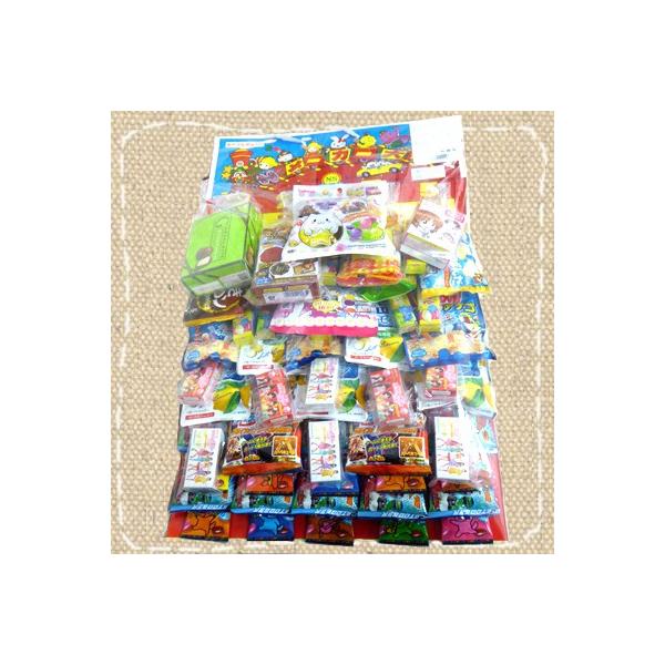 希望小売価格：50円×60付き（税別）60人で遊べます。くじを引いて出た数字でいろいろなお菓子がもらえる！イベント・催事・パーティなどでみんなで遊ぶことができます。イベント・催事・子供会の行事にも！60付ですので、例えば1人2回づつ30人で...