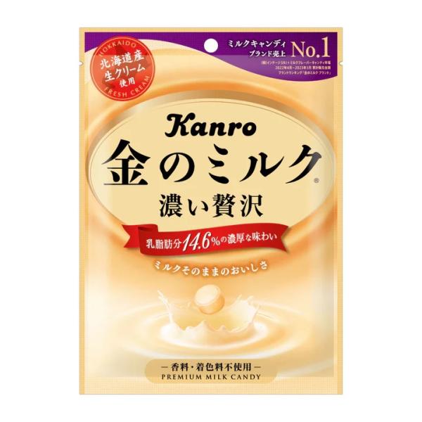 希望小売価格：１袋　220円（税別）ミルク本来の自然な香りとやわらかな甘み、コクを追求し、素材と製法にこだわった上質なミルクキャンディです。※画像はあくまで参考画像となります。※商品の規格変更などにより、パッケージや製品記載の内容等、異なる...