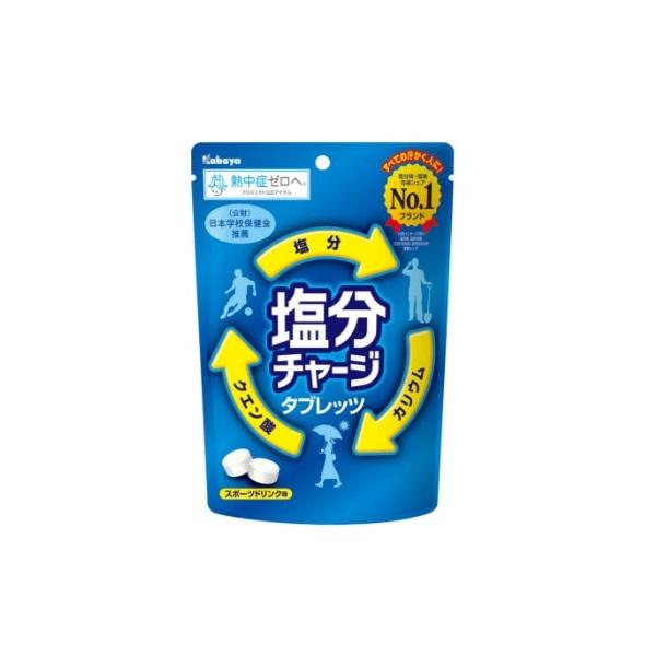 猛暑が続きますと、品薄になり入荷が遅れます。ご了承の上、ご注文下さい。希望小売価格：1袋230円×48袋(税別) 塩分補給が手軽にできるスポーツドリンク味のタブレット。発汗によって失われた体内の塩分を補給するのに適したタブレットです。暑い季...