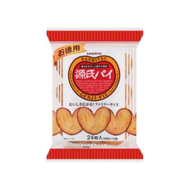 甘さをおさえたさっぱりとした味わいとサクッとした歯ざわりで1965年以来のロングセラー、ハートのかたちがお馴染みサンリツの『源氏パイ』。お徳用ファミリーパック。※画像はあくまで参考画像となります。※大変壊れやすい商品となっており、配送の際に...