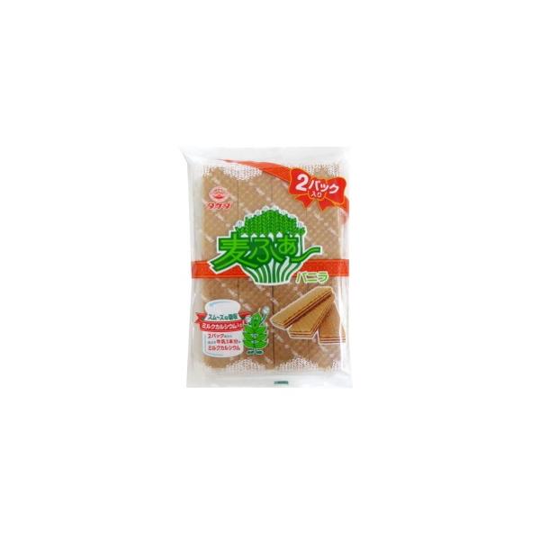 希望小売価格：260円×1袋(税別)★サクサクッとした食感と香ばしさ抜群のウエハースにまろやかなバニラクリームをサンドしました。★ビタミンEが豊富に含まれた"小麦胚芽"と、体内に吸収しやすい"ミルクカルシウム"を配合し、お子様からお年寄りま...