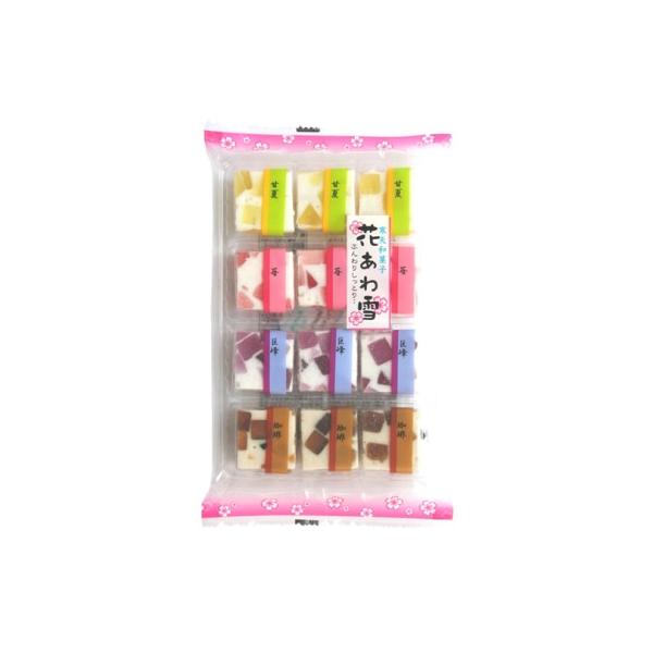 希望小売価格：400円×1袋(税別)4種の味の寒天ゼリーをメレンゲムースで包んだふわふわの和菓子ゼリーお菓子。巨峰、いちご、甘夏、コーヒーの4つの味が楽しめます。ふんわりしっとりの優しい和菓子。日本茶、コーヒーにもよく合うお菓子です。※画像...