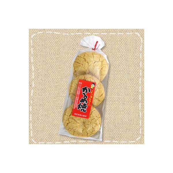 昔懐かしい味を大切に１つ１つ心を込めて作っている大橋製菓のかるめ焼です。3個入り！縁日やお土産店では、600円〜800円ぐらいで販売しています。＜注意事項＞輸送中の破損による割れが非常に多いと予想されます。輸送中による割れ等の返品は不可とな...