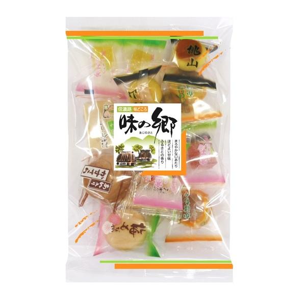 希望小売価格：310円（税別）×1袋和半生菓子を詰め合わせた商品です。すべて個包装なので差し入れやお茶菓子に最適です。こしあん最中、梅もなか、桃山、ほくほくかぼちゃ、あん入りカステラ、寒天ゼリーの6種類の半生菓子を、少しずつ詰め合わせた食べ...