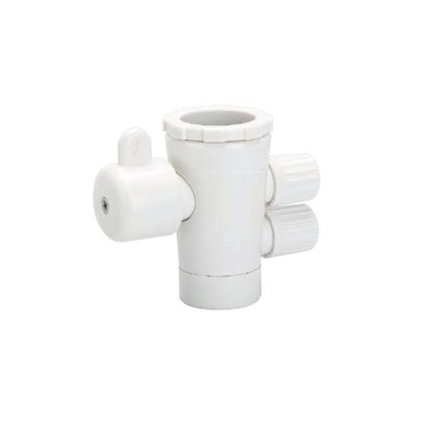 対応ホース径：内径6mm×外径10mm材質：POM樹脂、黄銅切替：浄水・原水付属品：アダプター８点セット(PE袋）