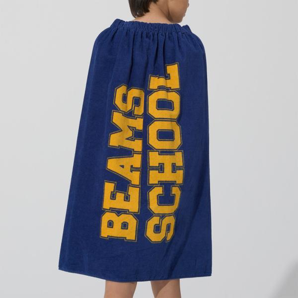 キッズ 80cm丈巻きタオル■カラーNV：ネイビーWT：ホワイト■素材綿100％■サイズ80cm×120cm◇中国製大きめのブランドロゴがデザインされたラップタオル。水分をしっかり吸収してくれる安心の綿素材。優しい手触りで、水から上がったと...