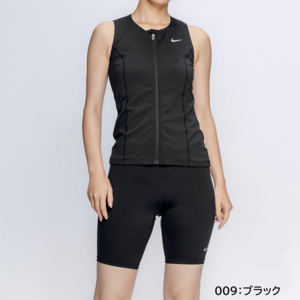 ナイキ ベーシック ノースリジップ付きセパレーツ■カラー（ボトムス）0009：ブラック（ブラック）■素材本体：ポリエステル85% ・ ポリウレタン15%胸裏地：ナイロン82% ・ ポリウレタン18%股裏地：ポリエステル100%■サイズ／股下...