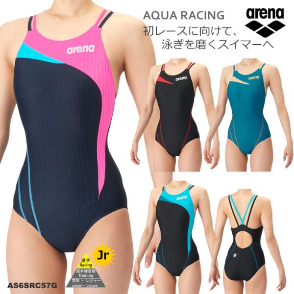 ■大会出場可能なWORLD AQUATICS（FINA）承認モデルジュニアレーシングワンピース （オープンバック）■カラーBKRD：ブラック×レッドBLGD：ブルー×ゴールドBKBL：ブラック×ブルーNVPK：ネイビー×ピンク■素材ECO ...