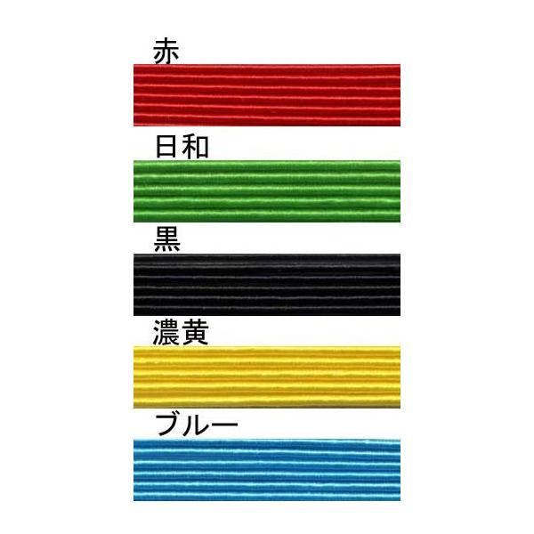 絹水引は、ベースの水引に人造絹糸(レーヨン等)を巻いた水引です。つや消しタイプで細工しやすく、細かな結び・細工に適しています。ちり棒は水引に老いの波（らせん状のクセ）をつける道具です。 柄の部分全てに滑り止めを付けているのは当店のオリジナルです。