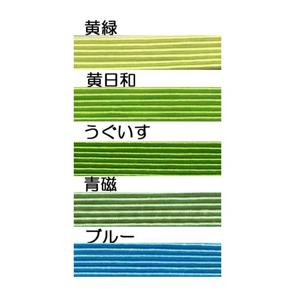 絹水引は、ベースの水引に人造絹糸(レーヨン等)を巻いた水引です。つや消しタイプで細工しやすく、細かな結び・細工に適しています。ちり棒は水引に老いの波（らせん状のクセ）をつける道具です。 柄の部分全てに滑り止めを付けているのは当店のオリジナルです。