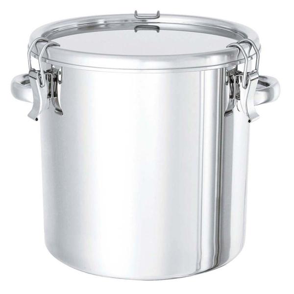 上内径：43cm　容量：65L　下内径414×深さ470mm　フック 4箇所　板厚：0.9mm　重量：7.5kg●ネスティング可能●シリコンゴムパッキン