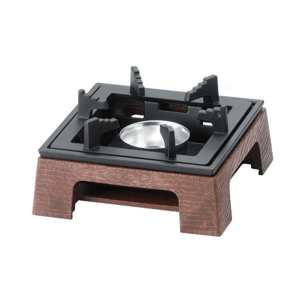 茶 M11-089外寸：161×161×H79mmこんろ材質：アルミ合金枠材質：ポリプロピレン食器洗浄機使用可※火皿は別売です。