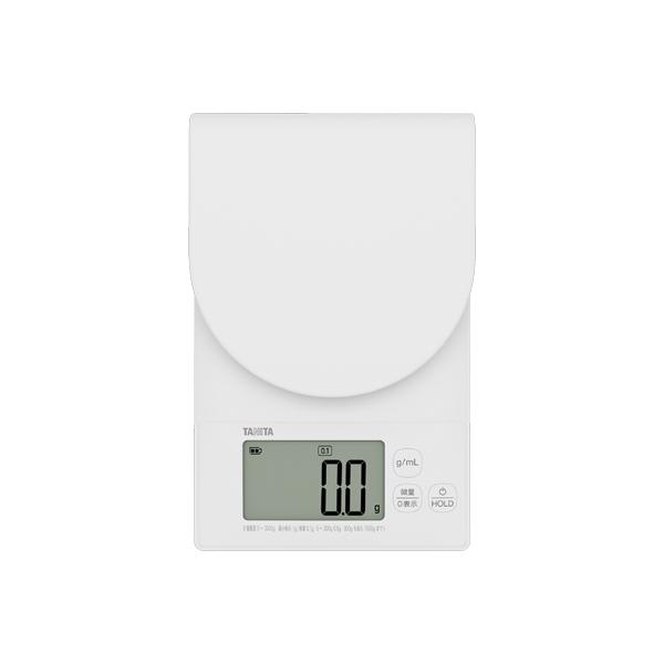 タニタ 洗えるクッキングスケール 3kg KW-321-WHひょう量：3kg微量モード時最小表示：0.1g（0〜300g）/ 0.5g（300〜1,500g）通常時最小表示：1g（0〜3,000g）防塵防水等級：IP65・IP67本体寸法：...