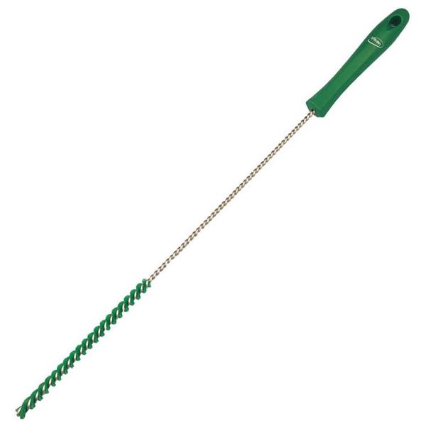 サイズ：φ10×500mm芯部材質：ステンレスフィラメント材質：ポリエステルグリップ材質：ポリプロピレン●シンクなどの配管や手の届きにくい隙間の洗浄に最適です。●握りやすいグリップで、さらに使いやすくなりました。