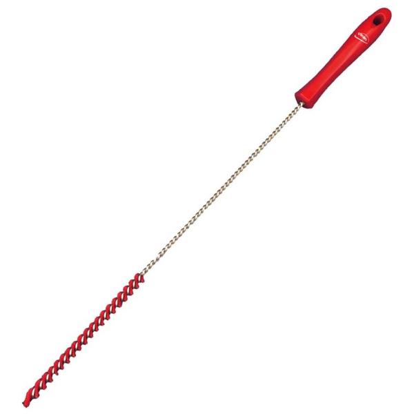 サイズ：φ10×500mm芯部材質：ステンレスフィラメント材質：ポリエステルグリップ材質：ポリプロピレン●シンクなどの配管や手の届きにくい隙間の洗浄に最適です。●握りやすいグリップで、さらに使いやすくなりました。