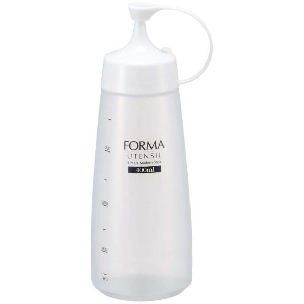 大 容量：400ml　外寸：φ68×H194mm材質：ポリエチレン耐冷・耐熱温度：-30〜60℃●適量をさっと注げるオイル・ソース・みりん・ドレッシングに最適です。●口径φ5mm