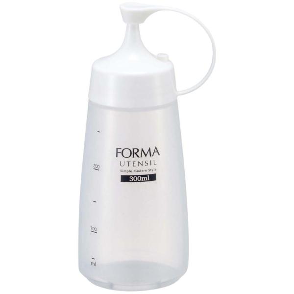 中 容量：300ml　外寸：φ66×H164mm材質：ポリエチレン耐冷・耐熱温度：-30〜60℃●適量をさっと注げるオイル・ソース・みりん・ドレッシングに最適です。●口径φ5mm