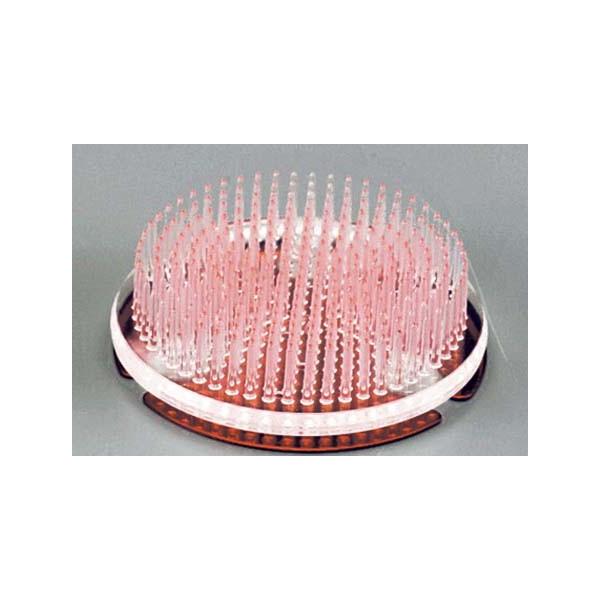 サイズ：φ70×H20mm●裏面に吸盤が付いていて、ガラスやプラスチックなどの傷つけたくない花器に最適です。●ガラス、プラスチック等の花器に設置することにより、ポップで軽快感のあるイメージに　変えることができます。●プラスチック剣山裏面に銅...