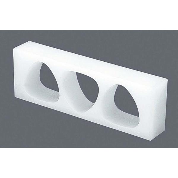 出来上がり寸法：80×75×H35mm米飯：140g材質：ポリエチレン抗菌仕様食器洗浄機対応消毒保管庫使用可●耐熱温度：100℃抗菌材入りです。庖丁まな板熱風保管庫で消毒できます。