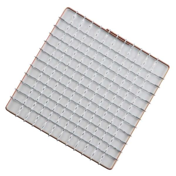 外寸：115×115mmφ1.2×10mm目(クリンプ目)