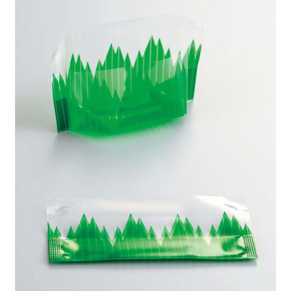 サイズ：80×38×マチ30mm材質：PET樹脂●ふくろ型のバランになっているので、ちょっとしたおかずをプラスできます。