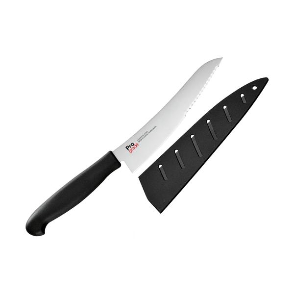 PG-106全長：248mm重量：63g背厚：1.8mm刀身材質：モリブデンバナジウムステンレス刃物鋼柄材質：熱可塑性エラストマーサヤ材質：ポリプロピレン●波刃とストレート刃で多用途に使えます。