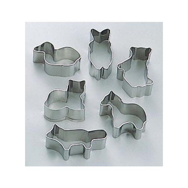 ミニクッキー抜型 6pcsセット No.464