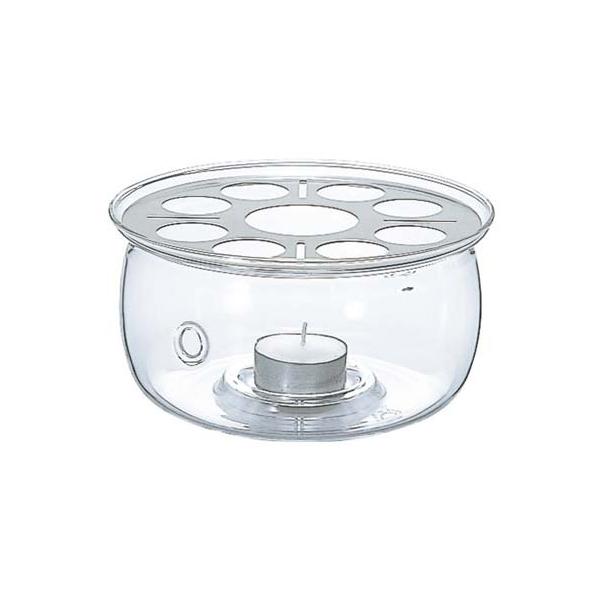S TWJ-S外寸：φ125×H80mm本体材質：耐熱ガラス天板材質：ステンレス付属品：キャンドル1個付●ティーポットで入れたお茶をそのまま保温できます。●キャンドルでお茶のおいしい温度を保つティーウォーマーです。●大きめのポットをのせても...