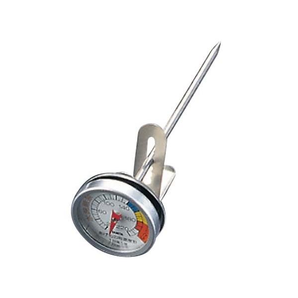 サイズ：φ42×全長143mm測定範囲：20〜220℃●油の温度で決まる揚げ物の必需品　鍋にも取付けワンタッチの金具付