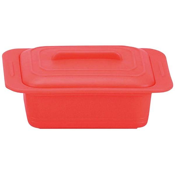カラー：パプリカレッド外寸：125×190×H80mm容量：640mL●スチームトレー付※直火でのご使用はできません。使いやすい、手軽なスモールサイズです。●この商品は、洗浄機対応商品です。●この商品は、オーブンでご使用になれます。●この商...