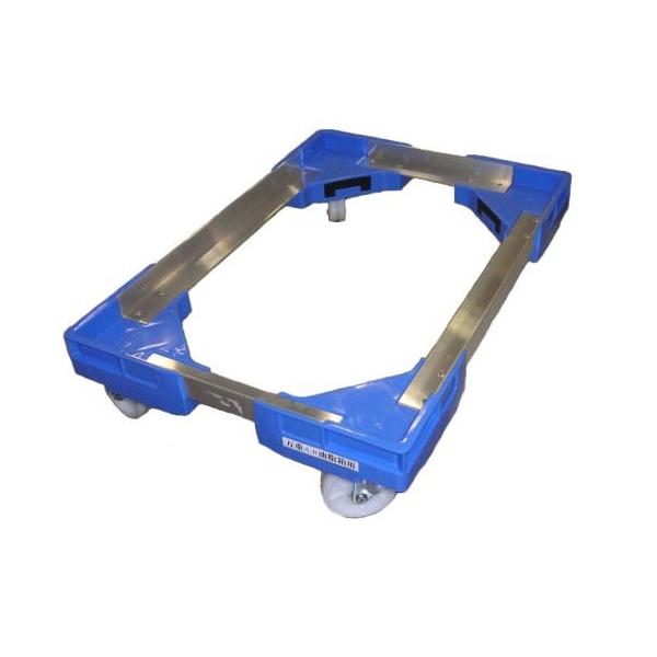 外寸：587×401×H146mm内寸：563×377mm重量：3.0kgキャスター：φ75自在ナイロン車●従来の製品はキャスターがボルト止めの為、キャスター交換に手 間が掛かりましたが、SL-3はボルトなしでキャスターだけを容易に交換でき...