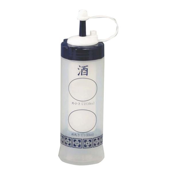 外寸：φ62×H196mm容量：360mL材質：本体・蓋／ポリエチレン　　　キャップ・中筒／ポリプロピレン●出したい分量の部分を押すと、約10ccまたは、15ccが出せますので、　調理する時に手間が省けます。●計量筒は、取り外して洗えますの...