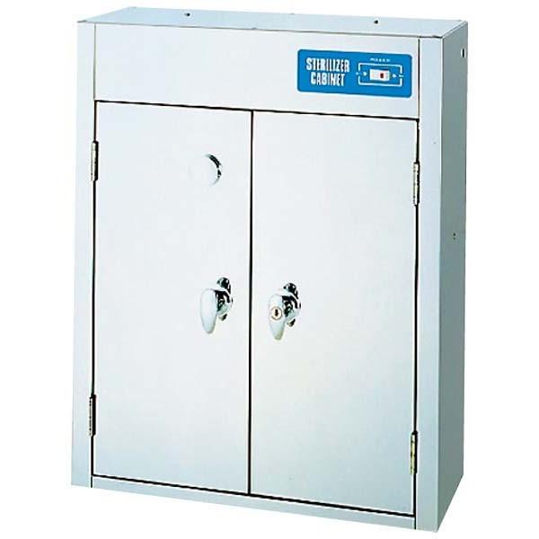 型式：SC-20外形寸法：間口 550 奥行 500 高さ 450（mm）電気単相100V：13W収納能力：庖丁20本（最大寸法刃渡：320mm）本体重量：17kg●殺菌は紫外線だけで行うので安全●大腸菌、コレラ菌、雑菌等を殺菌●乾燥機能なし