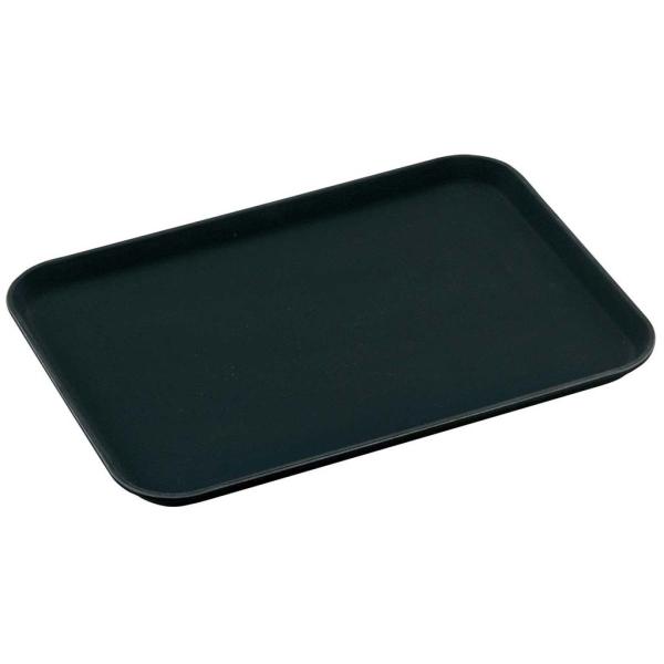 カラー：ブラック外寸：270×350×H20mm材質：FRP樹脂耐熱温度：100℃食器洗浄機使用可