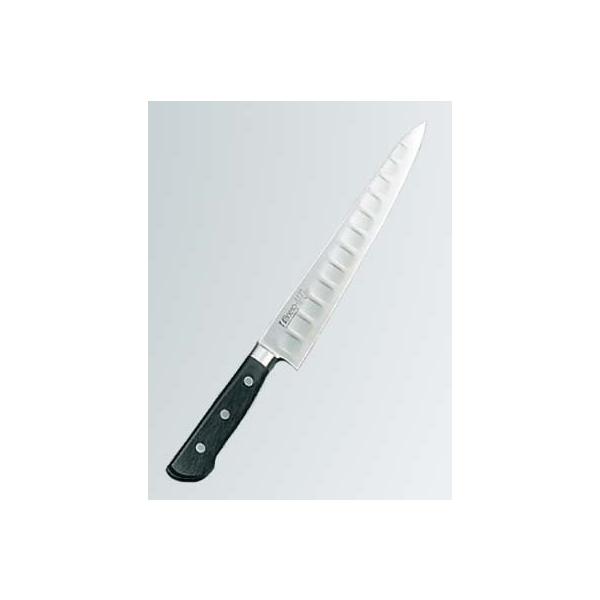 刃渡：24cm全長：360mm重量：150g背厚：2.2mm両刃タイプ　庖丁は右仕様となります。Brito-M10PROシリーズ(本刃付)モリブデン・バナジウム鋼をベースとしたブライト特殊鋼。表面にデポット加工を施すことで、切った素材との摩...