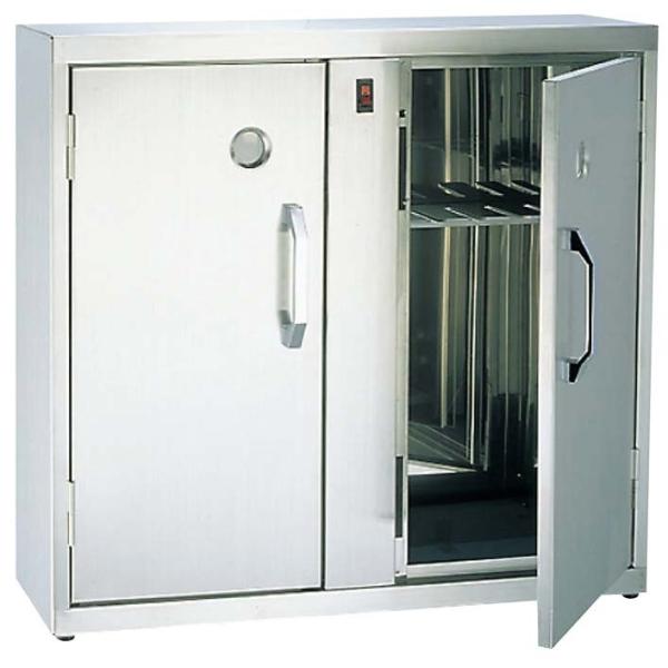 外寸：605×140×H572mm単相100V/15W●刃渡37cmまでの庖丁が12本収納できます。●コードの長さ1.7m●壁掛取付金具付●殺菌ランプ：GL-15