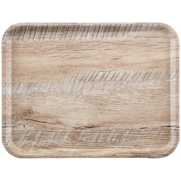 外寸：330×430×H14mm●耐熱温度：−10〜＋100℃　※ホットカートでの使用はお勧めできません。●メラミン浸透紙を圧縮して数枚重ね合成樹脂と組み合わせ●高圧高熱処理を施し、表面は高圧メラミンの二重加工食器洗浄機使用可※洗浄後は、水...