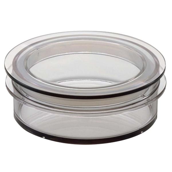 カラー：グリーンサイズ：φ110×H40mm容量：210mL材質：本体・蓋／ポリカーネイト　　　パッキン／シリコンゴム耐熱温度：140℃●角型は整然と重ねられます。●本体も蓋も透明なので、一目で中身を確認できます。※画像と色が異なりますので...