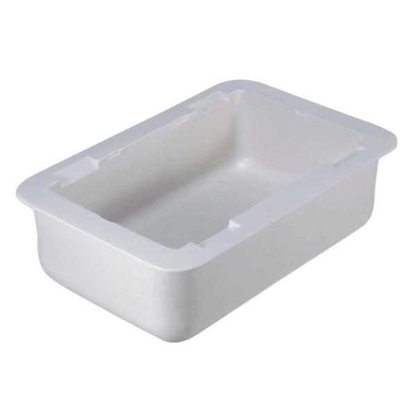 外寸：610×409×H191mm内寸：502×298×H152mm●運搬用又は、パスタ、サラダに使用できます。1/1、1/2、2/3、1/3、1/4の深さ150mmまでのフードパンを使用すれば、数種類の調味料、原材料等のストックルームに。...