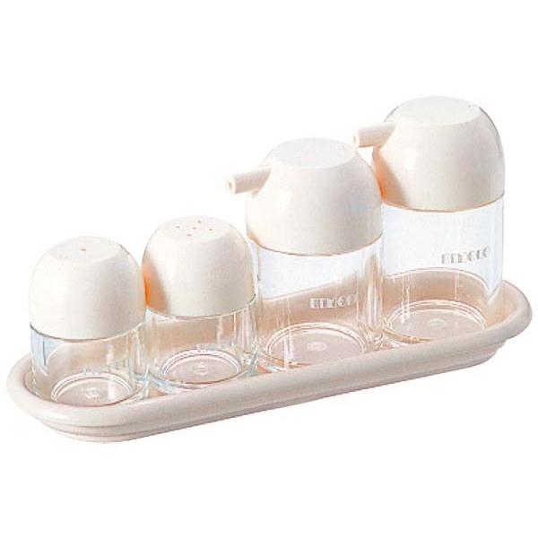 以下セットしょうゆさし K-5101　容量：130ml  サイズ：φ60×H95mmソースさし K-5102　容量：150ml  サイズ：φ60×H105mm塩入れ K-5103　容量：60ml  サイズ：φ50×H70mmこしょう入れ K...