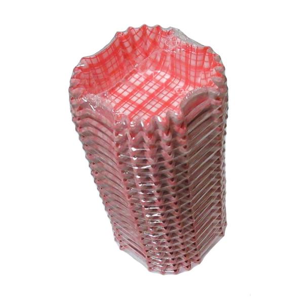 正角　底径60×60×高さ30mm材質：紙＋PET耐熱温度：180℃厚み：70ミクロンレンジ使用可