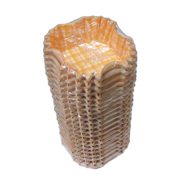 正角　底径60×60×高さ30mm材質：紙＋PET耐熱温度：180℃厚み：70ミクロンレンジ使用可