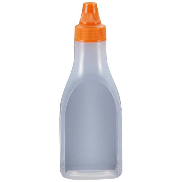 FD-360容量：360ml外寸：73×48×H210mm本体材質：軟質ポリエチレン蓋材質：ポリプロピレン注ぎ口径：9mm