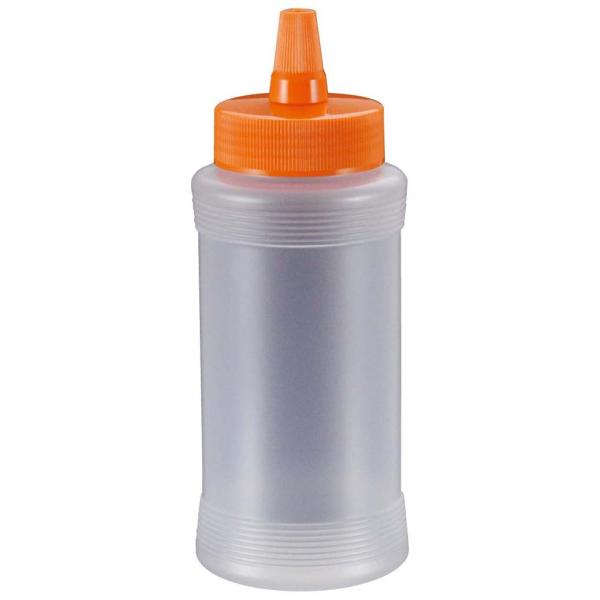 HPP-470容量：470ml外寸：φ71×H190mm本体材質：ポリプロピレン蓋材質：ポリプロピレン注ぎ口径：7mm