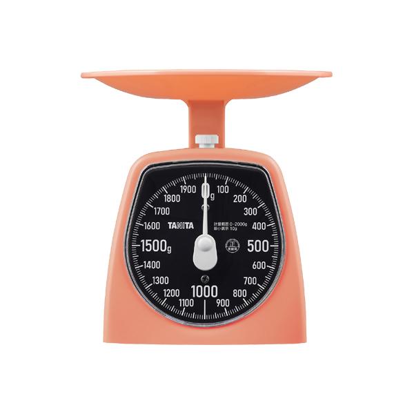 タニタ アナログクッキングスケール 2kg KA442 ピンク最小表示：10gサイズ：160×160×H170mm受皿：160×160mm