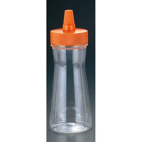 容量：318mLサイズ：φ66×180mm注ぎ口径：φ7mmボトル材質：ポリエチレンテレフタレート蜂トンガリキャップ仕様※洗浄の際は40℃以下の低温で行なってください。　変形の原因になります。