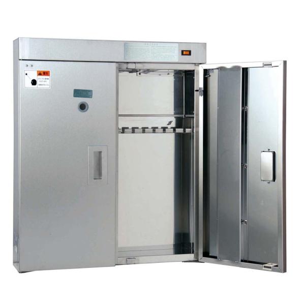 電源：単相100V/10W殺菌ランプ：GL-10庖丁掛け：15本差し庖丁寸法：刃渡39cmまで外形寸法：600×130×H700重量：12.5kg●光触媒と強力殺菌ランプのW効果●ワンランク大きいサイズの庖丁が収納できます。