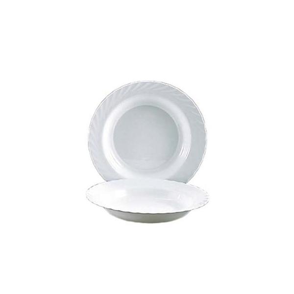 サイズ：φ317×H50mm●この商品は、電子レンジでご使用になれます。●この商品は、洗浄機対応商品です。●この商品は、消毒保管庫でご使用になれます。アルコパルは陶磁器のような全面強化ガラス食器です。驚きの耐衝撃性・優れた耐熱性・抜群のスタ...